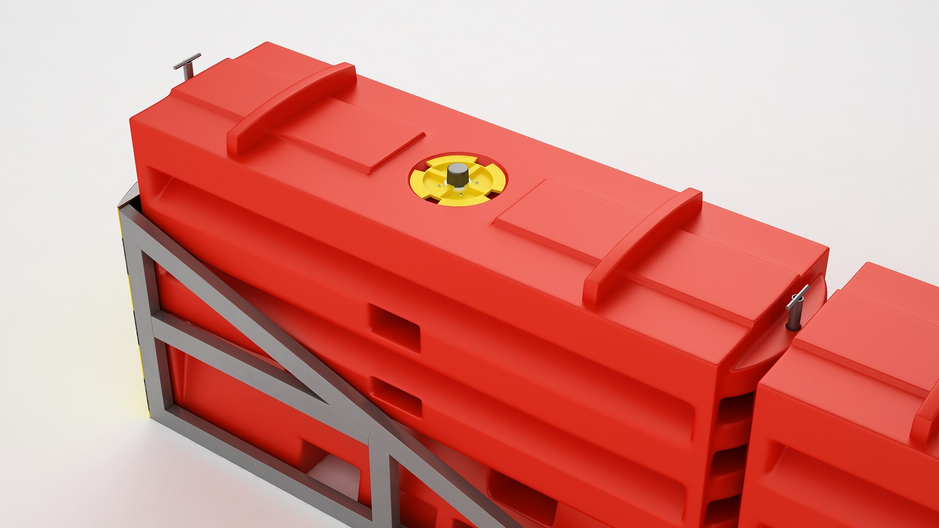 3D Traffix Sled Barrier Model - TurboSquid 1553537