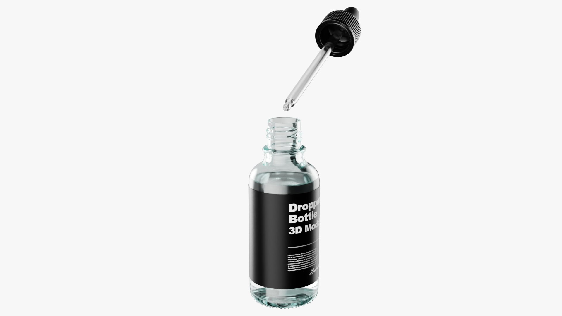 Dropper Bottle 5 3D - TurboSquid 1963846