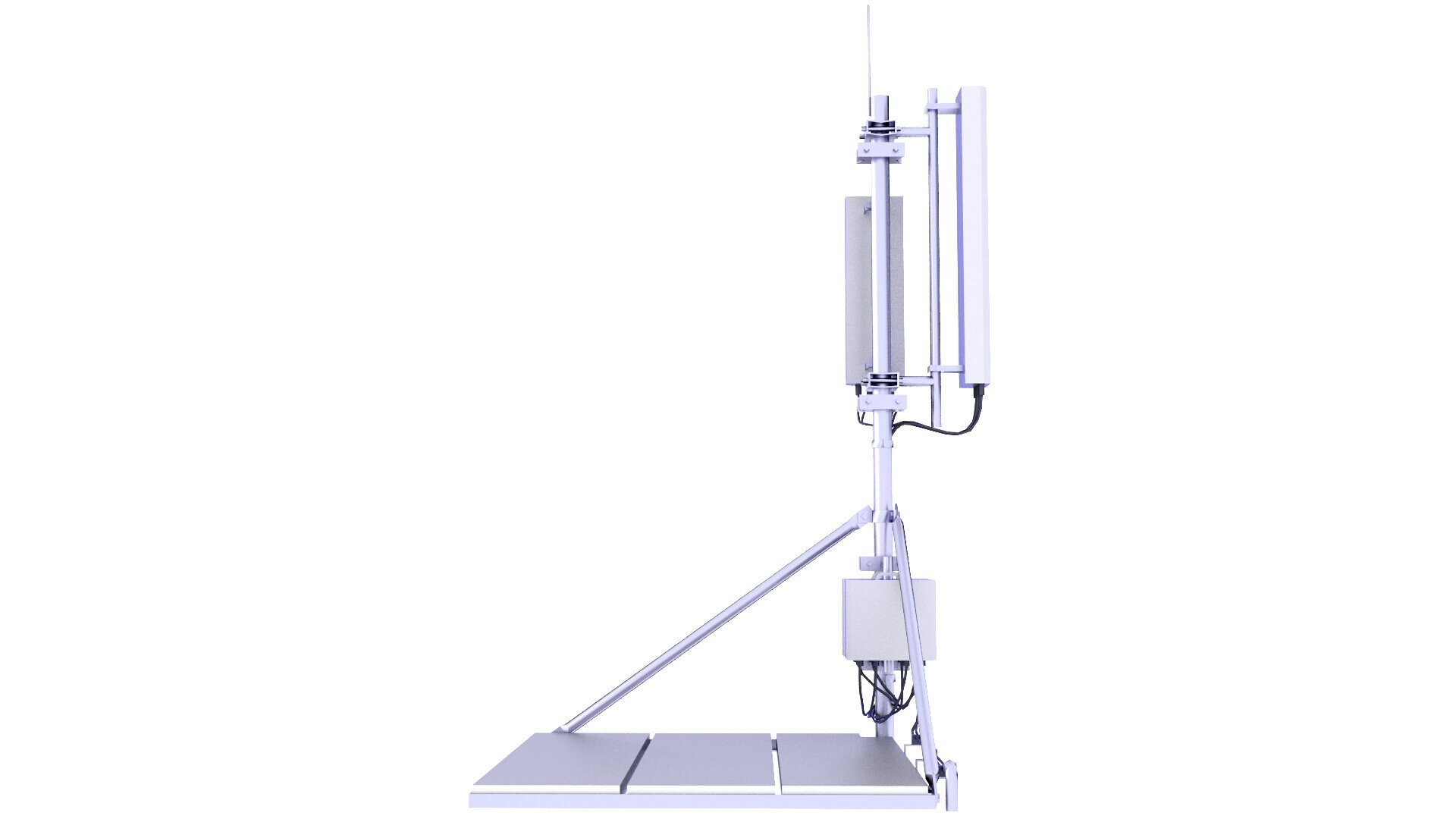 BTS Cell Phone Tower Low 5 Model - TurboSquid 1822565