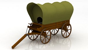 Covered Wagon STL Models for Download | TurboSquid