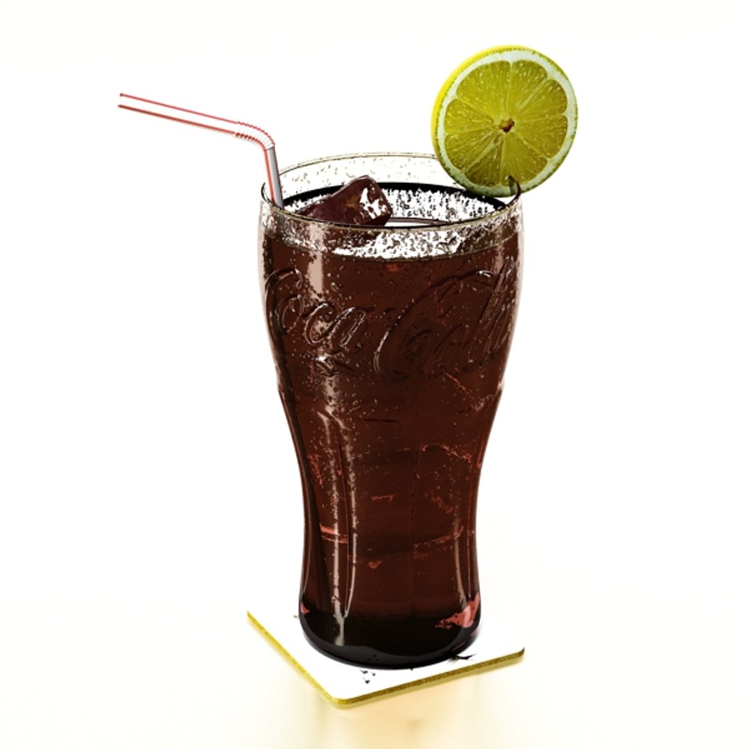 3d Model Photorealistic Coke Coca Cola