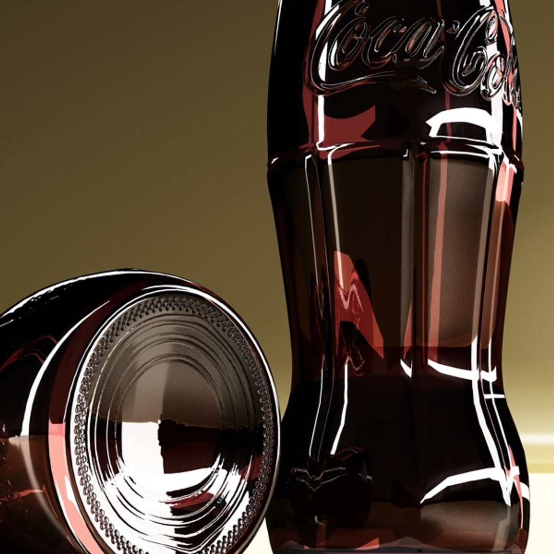 3d Model Photorealistic Coke Coca Cola