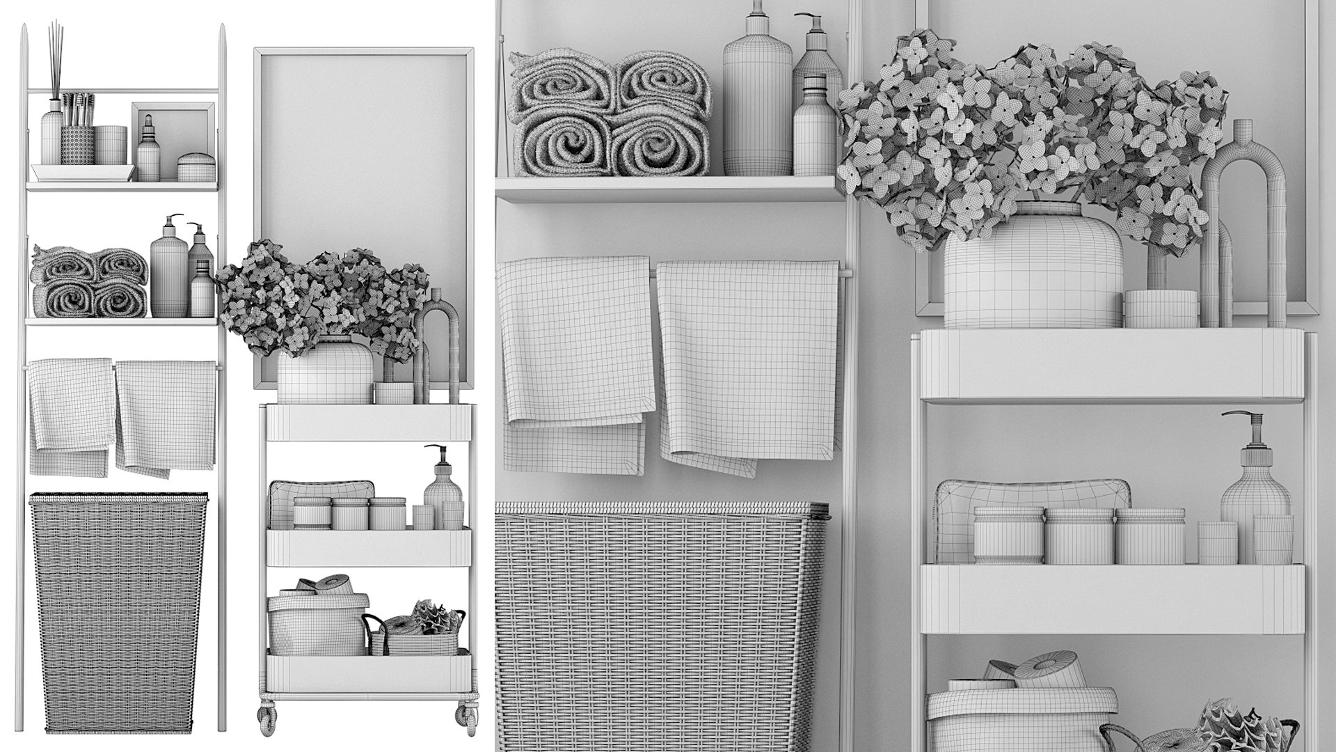 Bathroom Rack 3D Model - TurboSquid 1723493