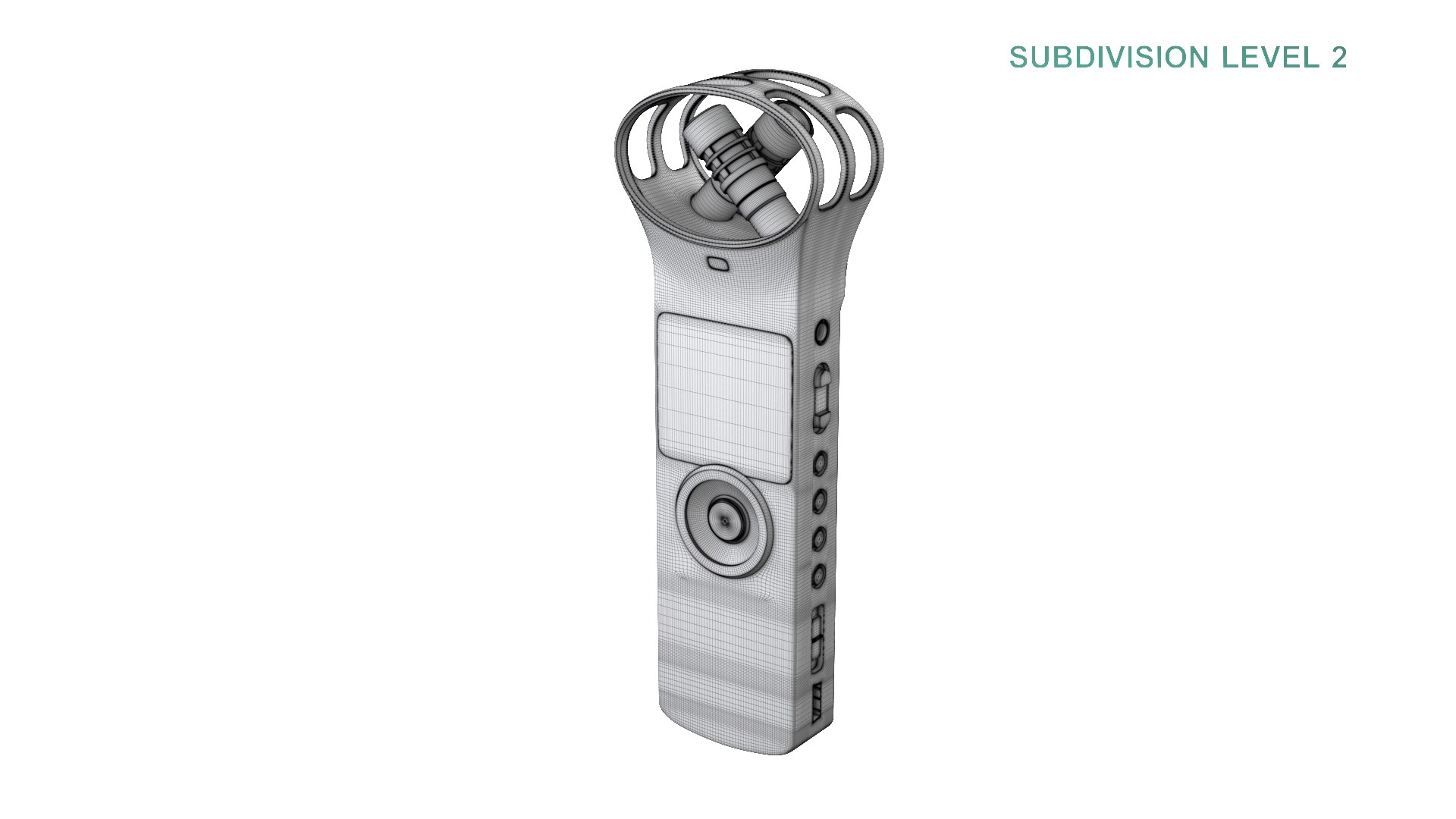 Voice Recorder 3D Model - TurboSquid 1766788