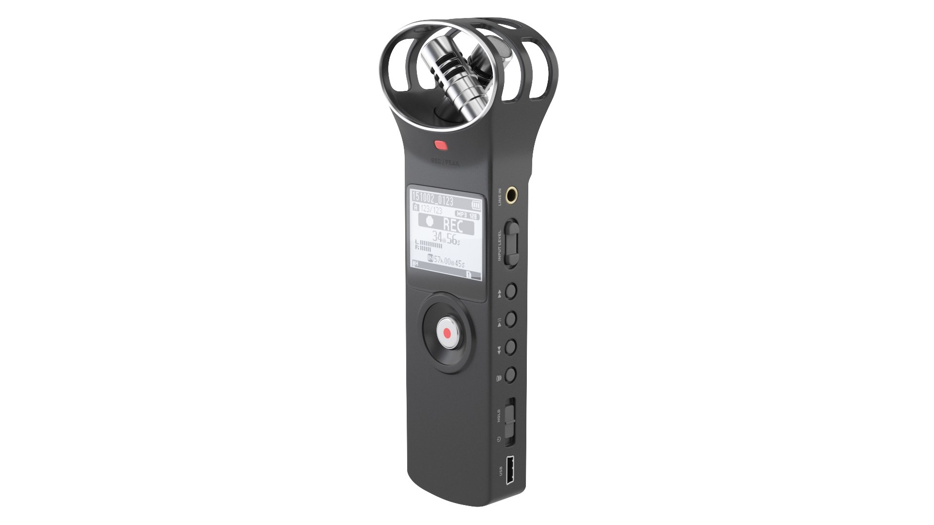 Voice Recorder 3D Model - TurboSquid 1766788