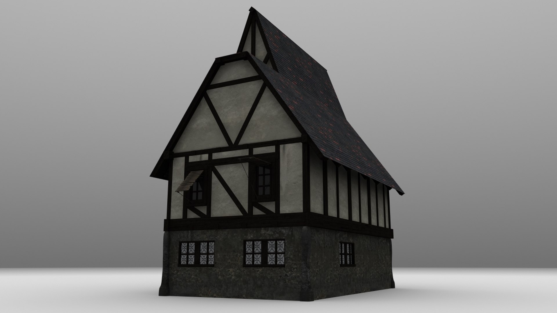 Medieval Tavern 3d Obj