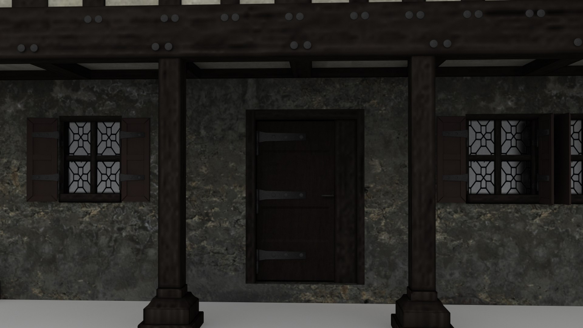 Medieval Tavern 3d Obj