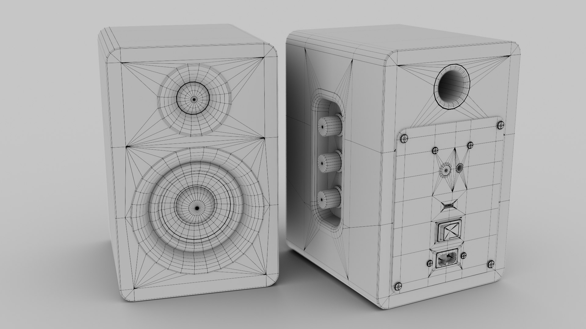 3D Speaker set model - TurboSquid 2009237