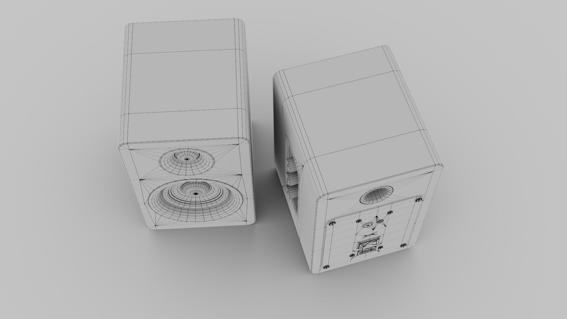 3D Speaker set model - TurboSquid 2009237