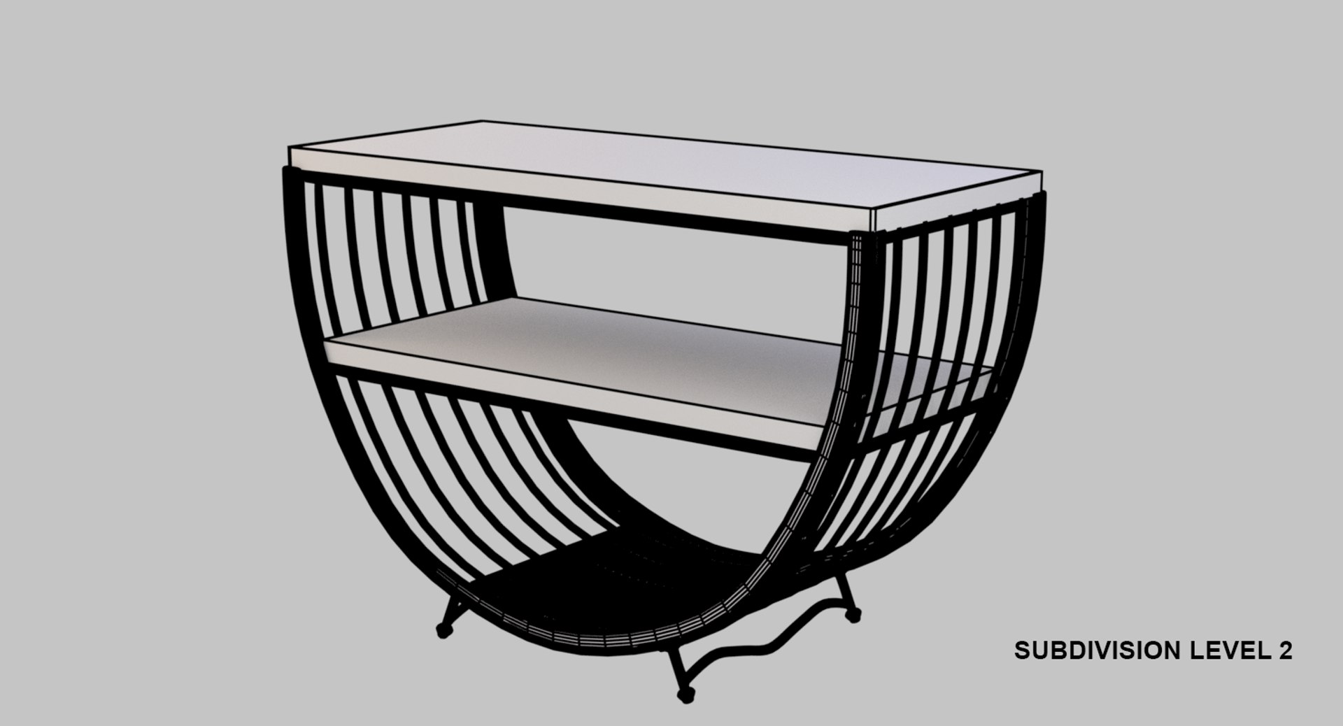 3D Goodlow Design Console Table Model - TurboSquid 1421046