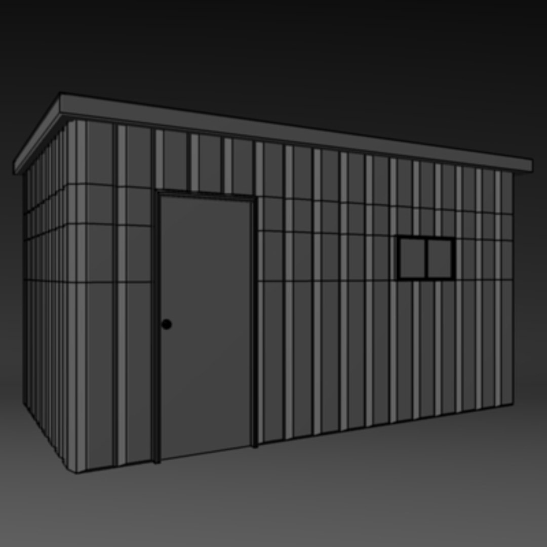shack industrial 3d 3ds