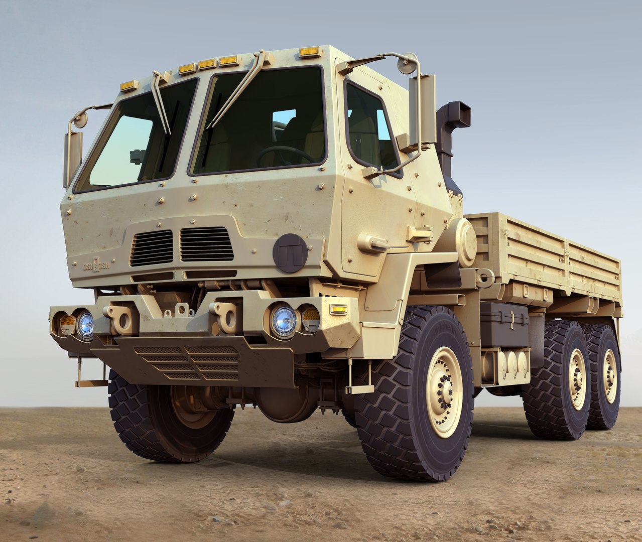 oshkosh fmtv 3d model