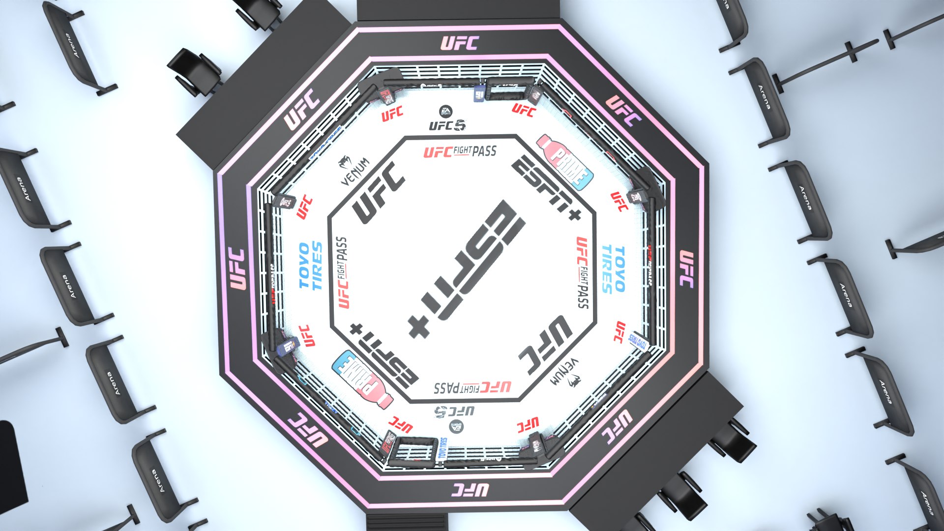 3D Arena Fighting MMA - 3D Model Model - TurboSquid 2396451