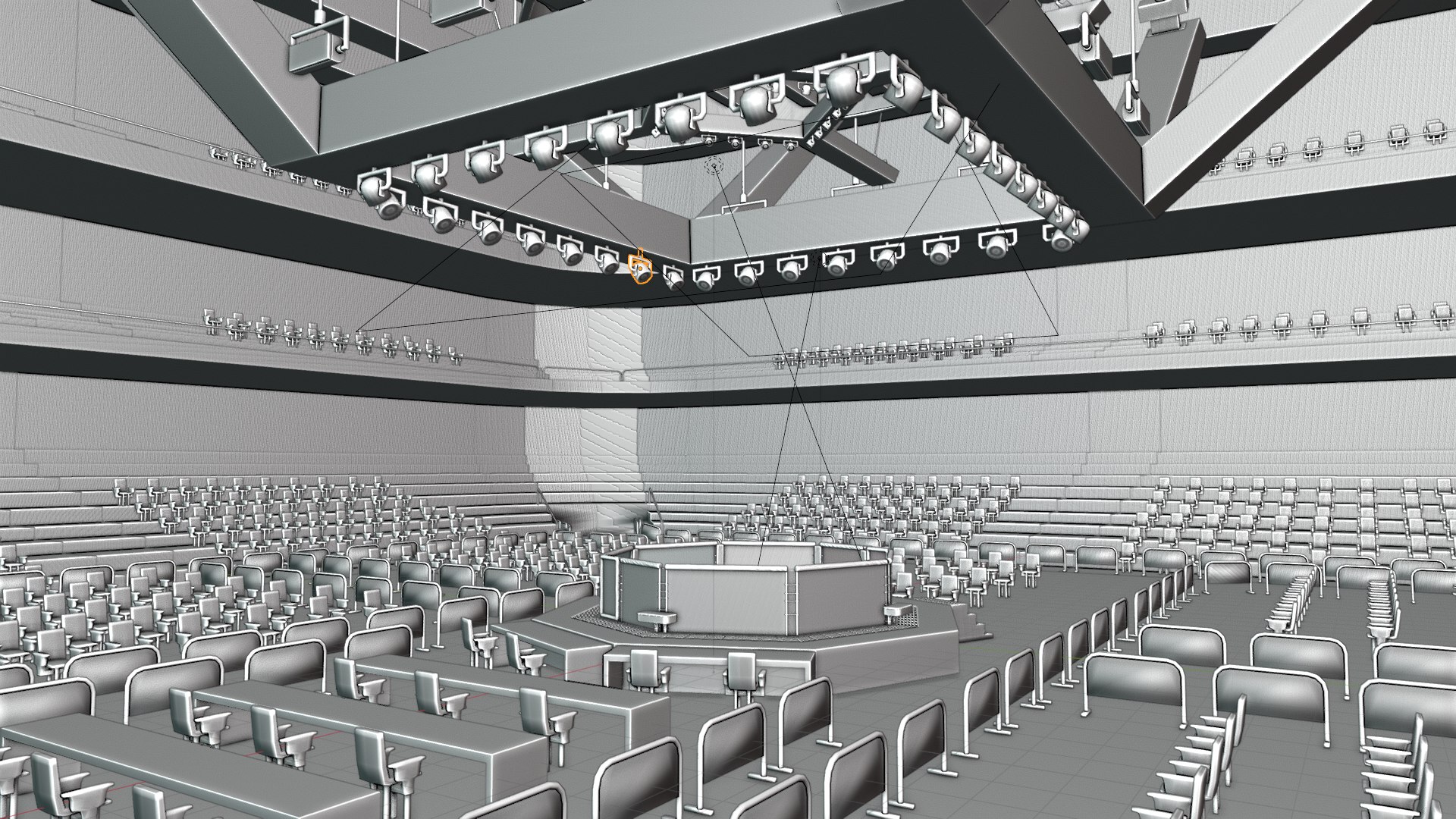 3D Arena Fighting MMA - 3D Model Model - TurboSquid 2396451