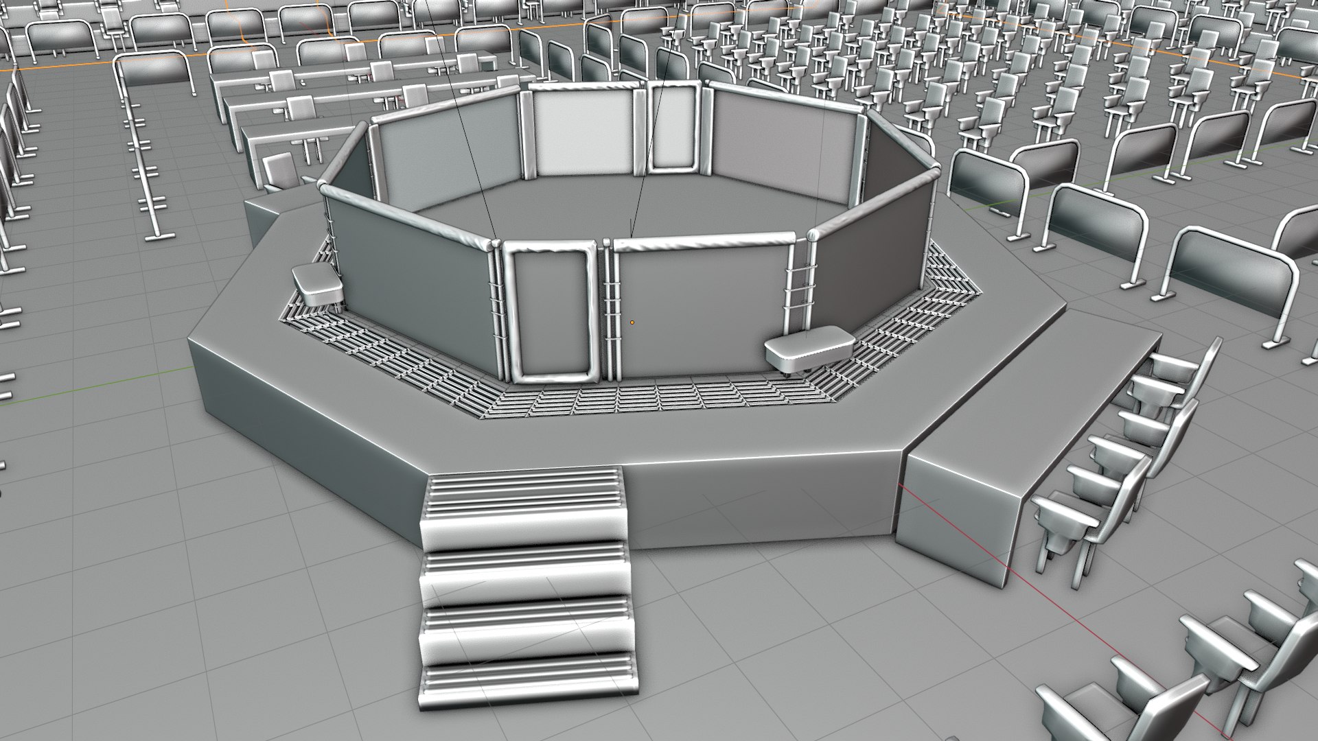 3D Arena Fighting MMA - 3D Model Model - TurboSquid 2396451