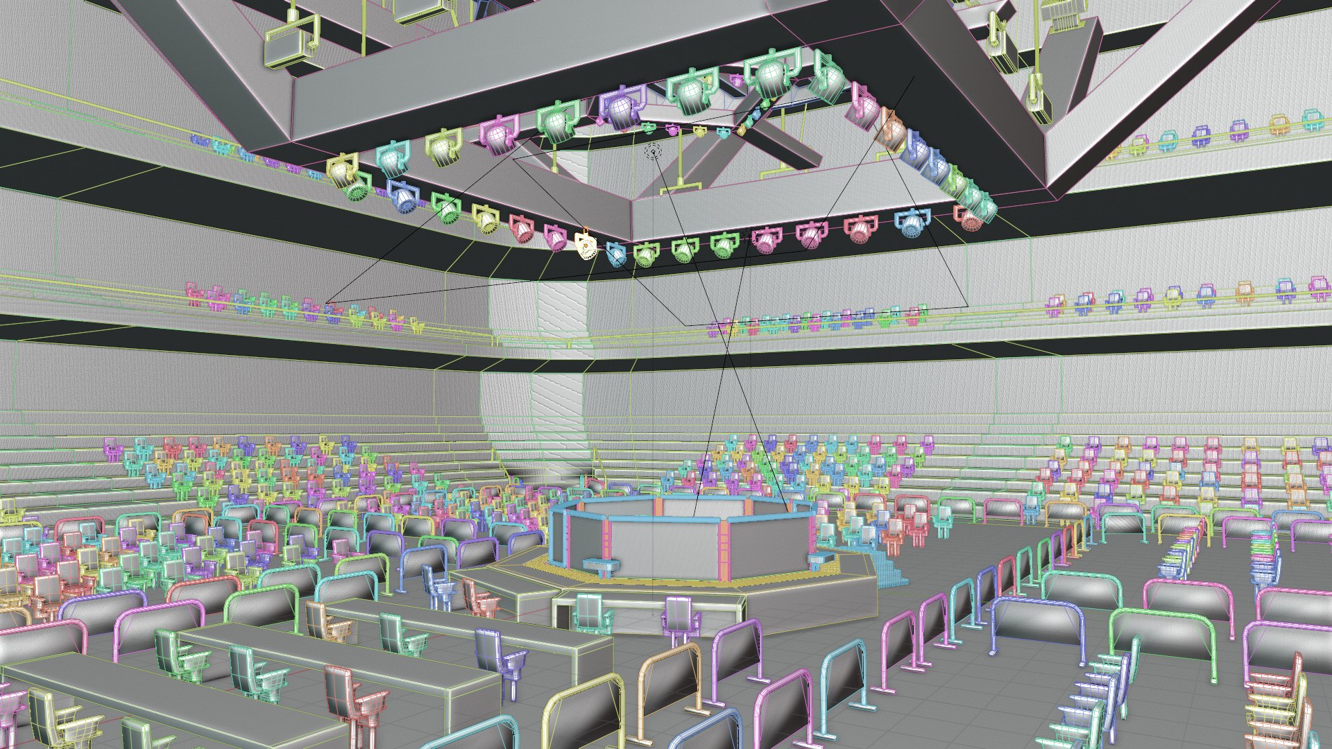 3D Arena Fighting MMA - 3D Model Model - TurboSquid 2396451
