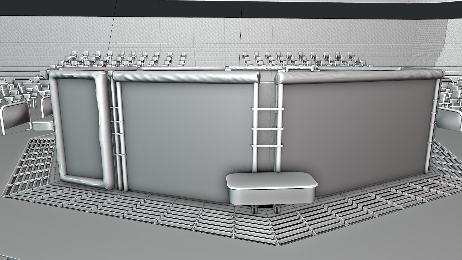 3D Arena Fighting MMA - 3D Model Model - TurboSquid 2396451