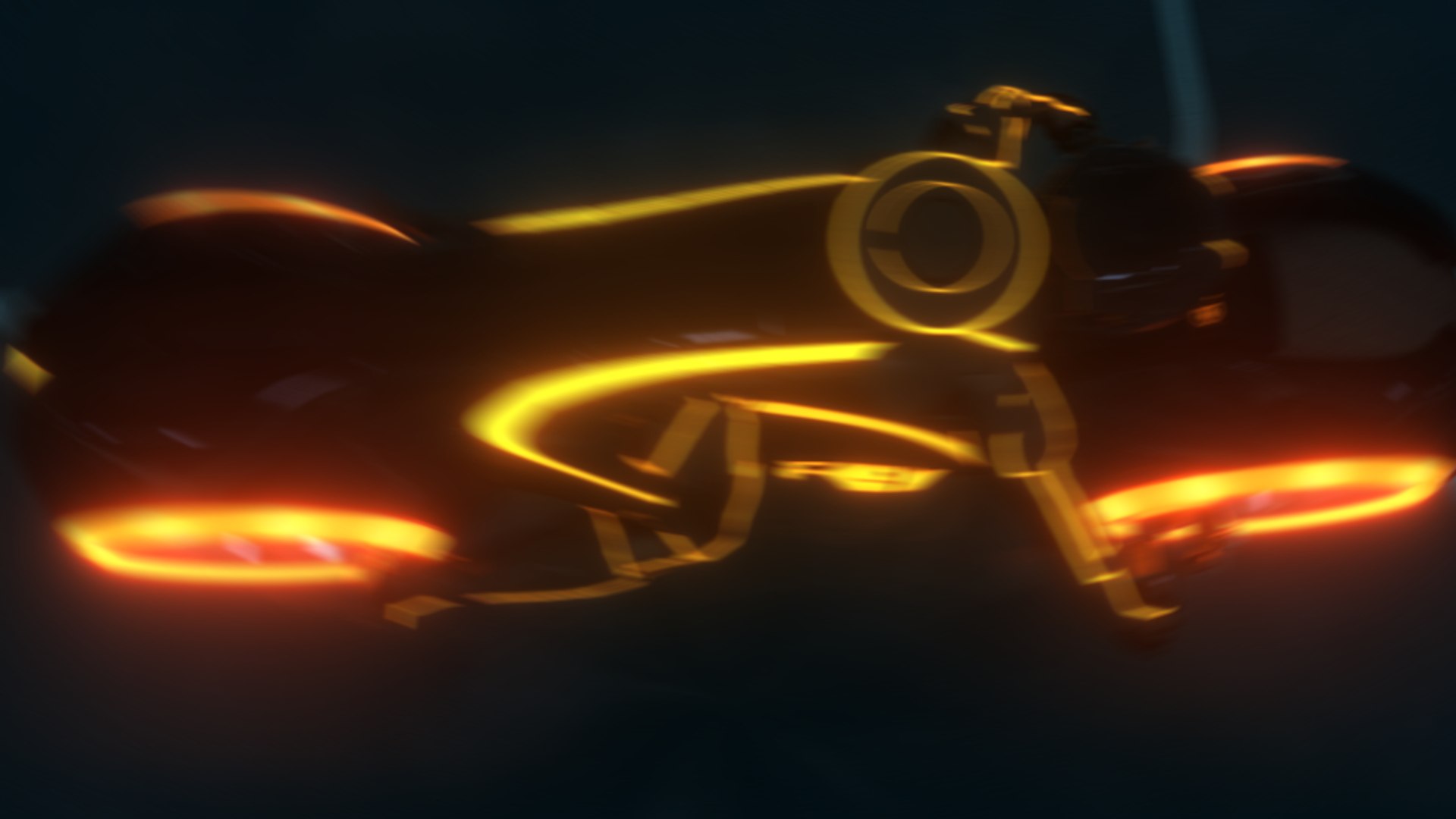 Tron Bike Rider Posed 3d Max