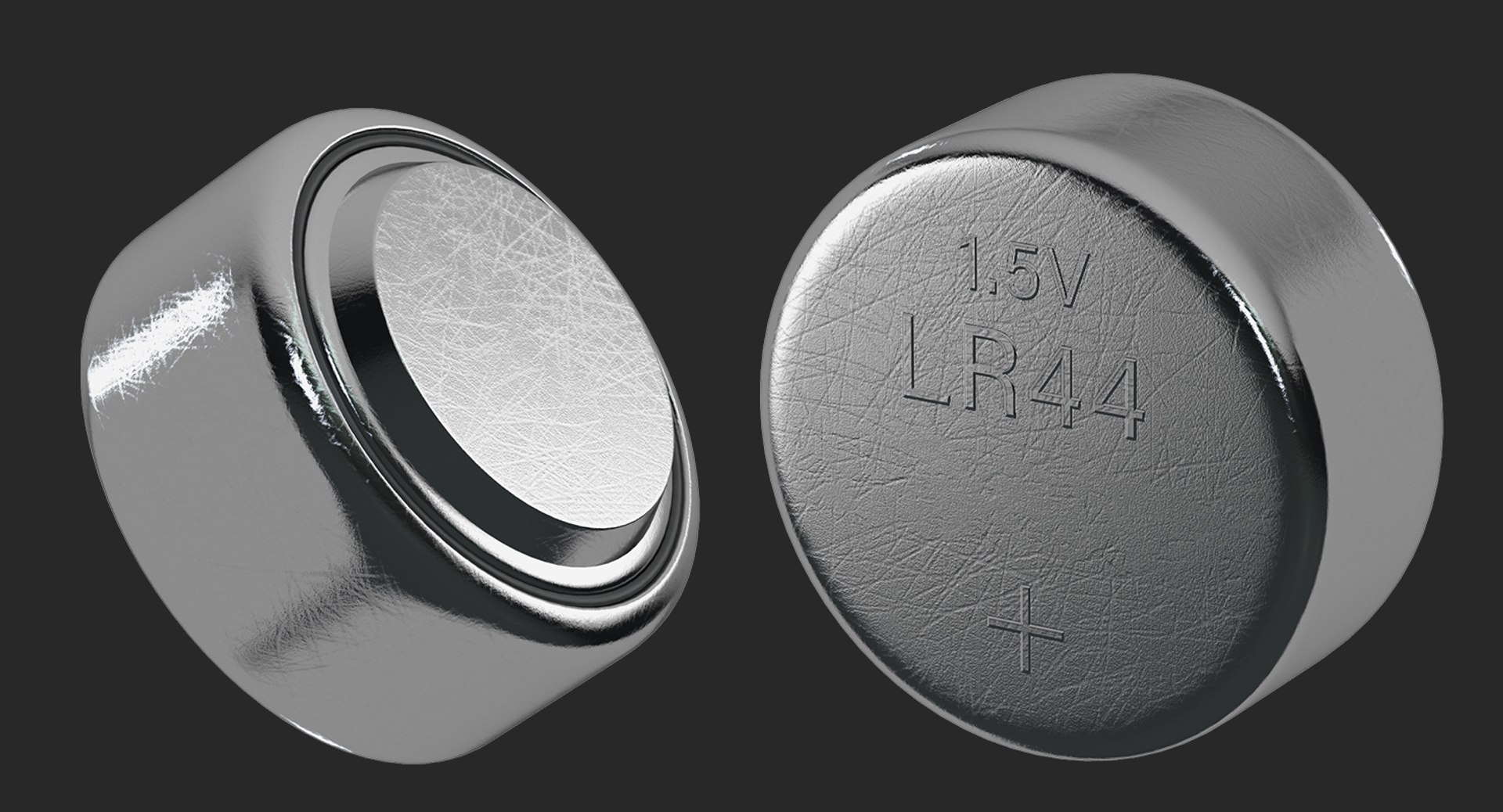 Lr44 Battery Generic 3D Model - TurboSquid 1422540