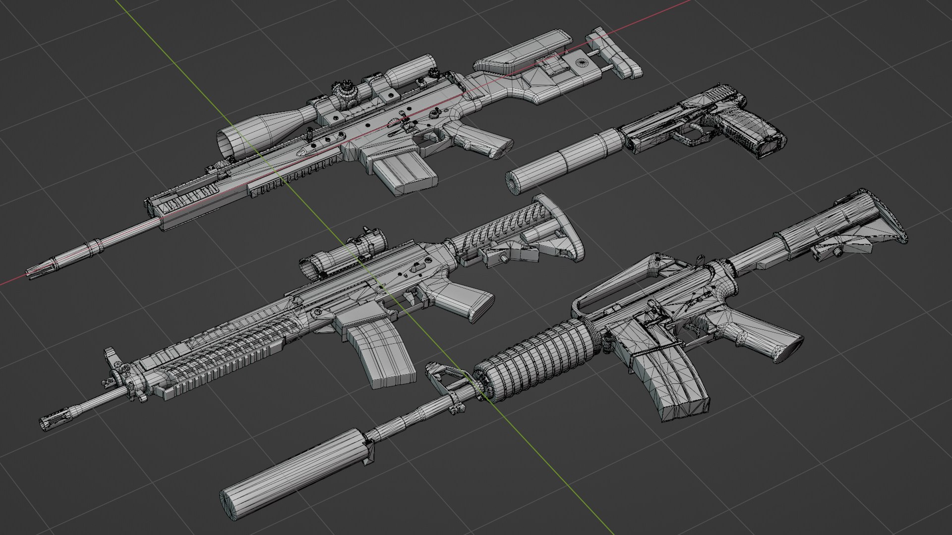 CS2 Cyrex Collection 3D - TurboSquid 2134371