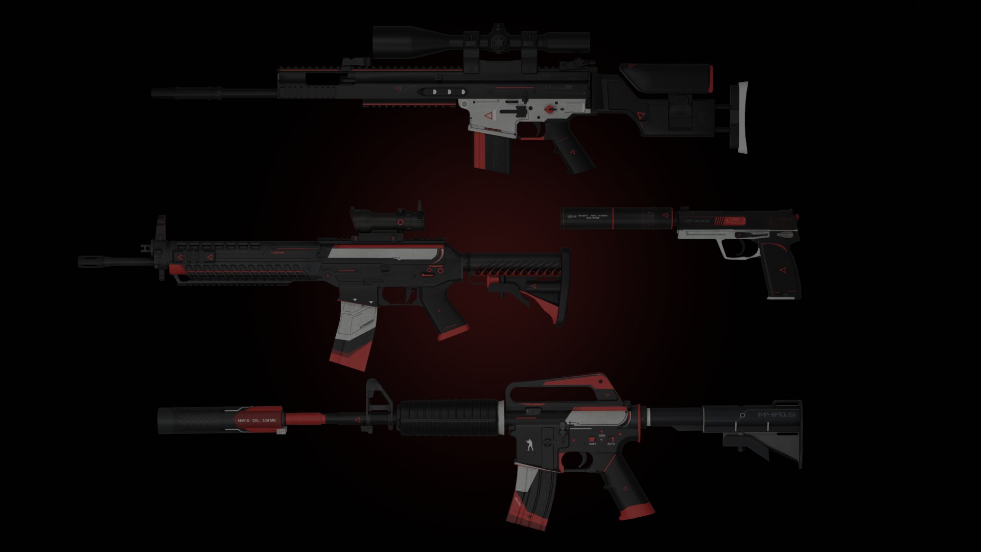 CS2 Cyrex Collection 3D - TurboSquid 2134371