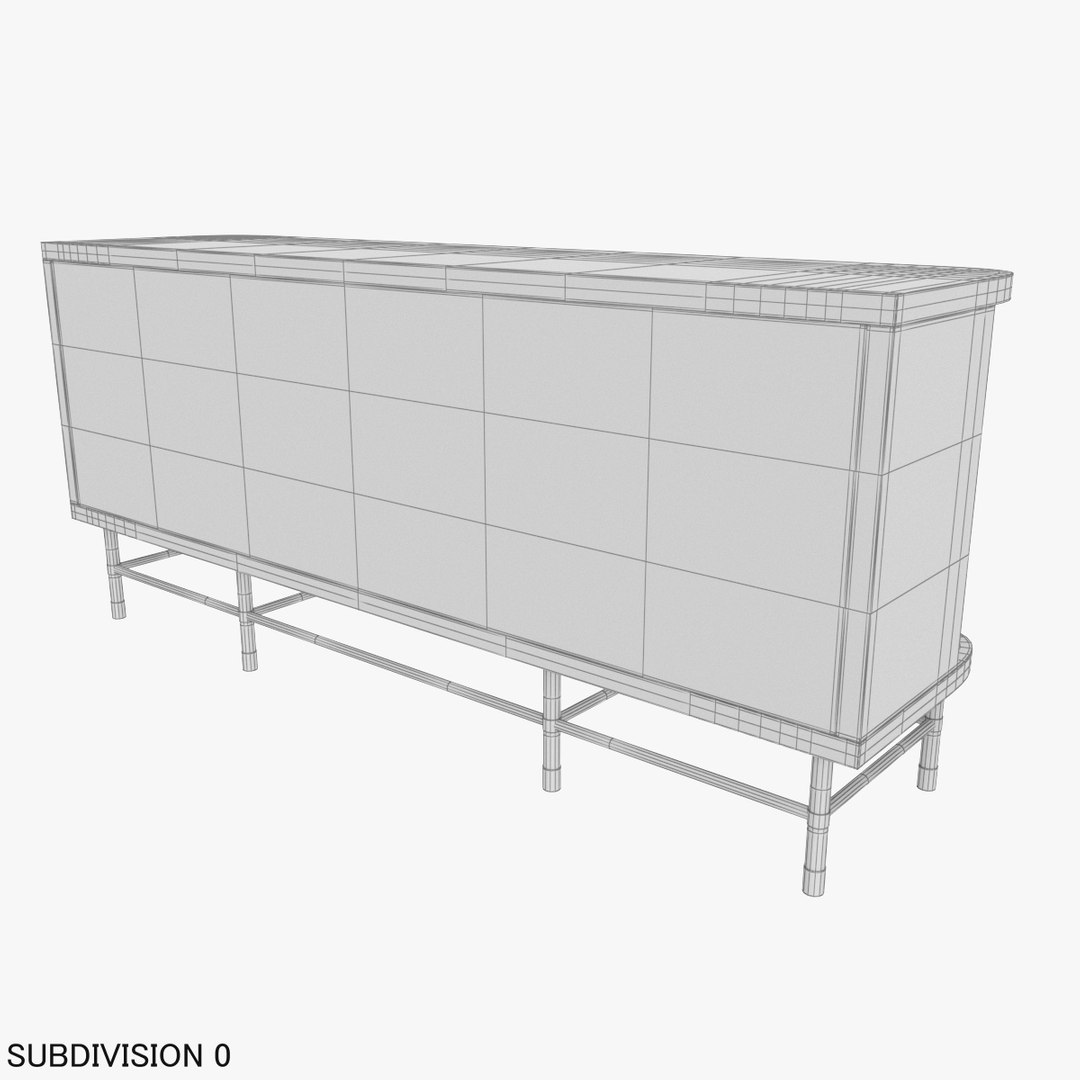 Buffet design 3D model - TurboSquid 1231613