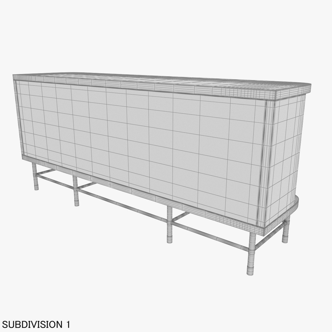 Buffet design 3D model - TurboSquid 1231613