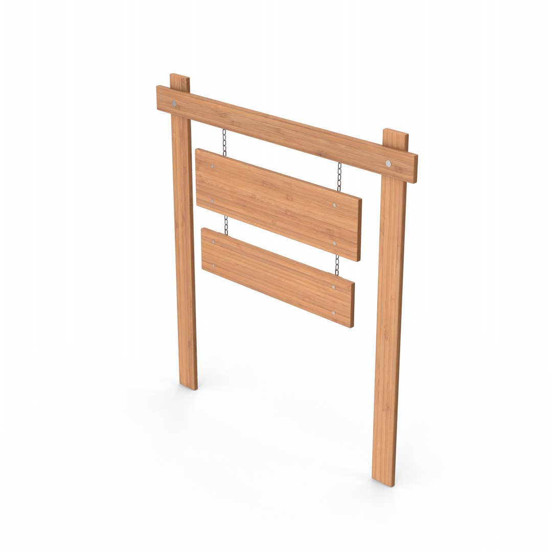 15 Wooden Signboards Collection 3D model - TurboSquid 2073326