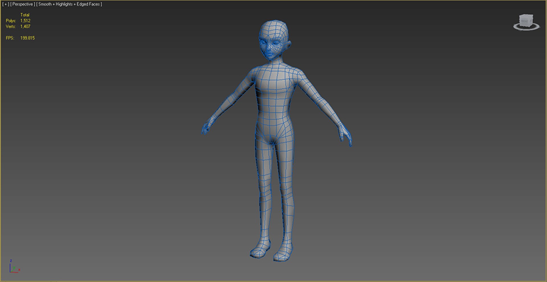 Generic Boy Base Mesh 3d Model