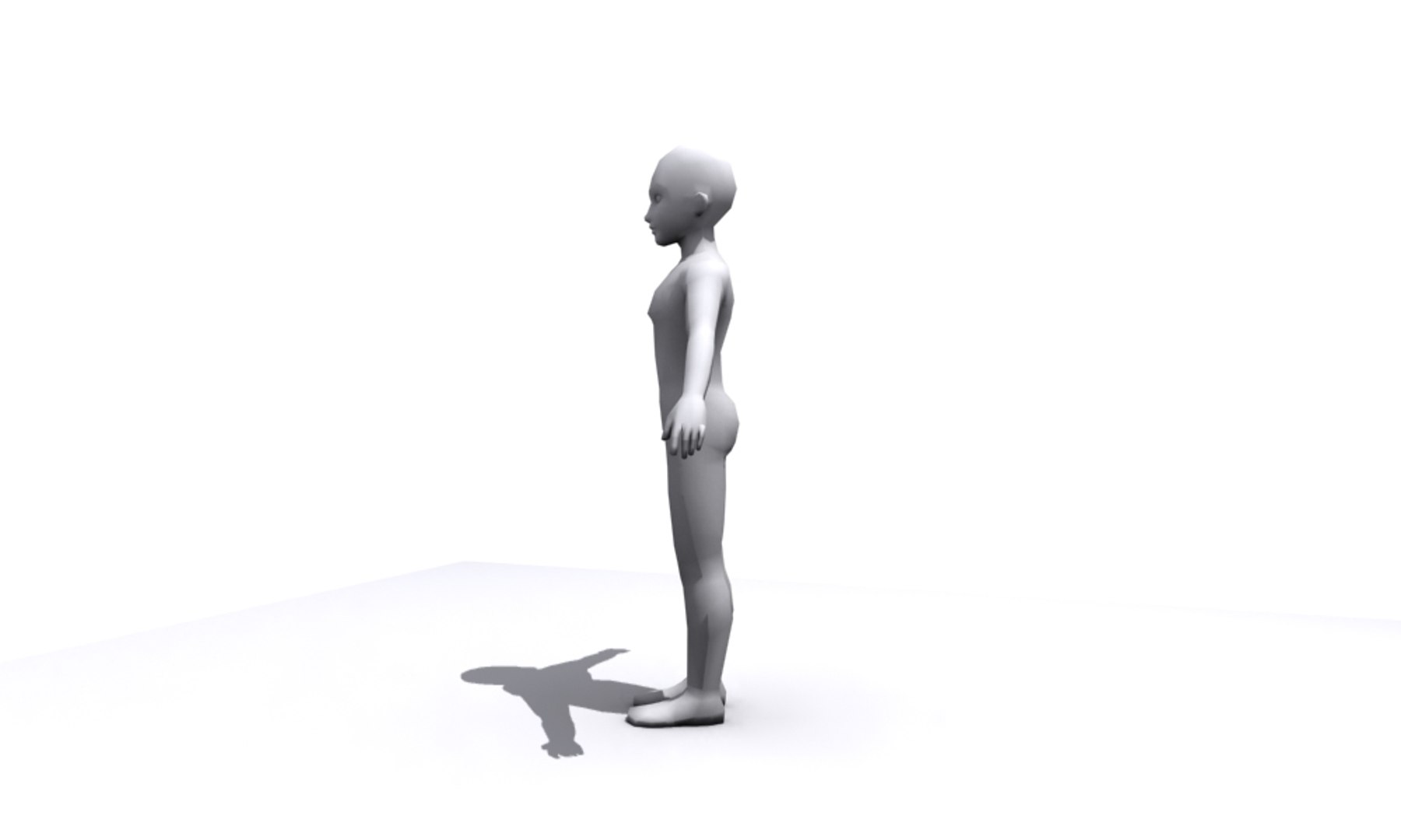 Generic Boy Base Mesh 3d Model