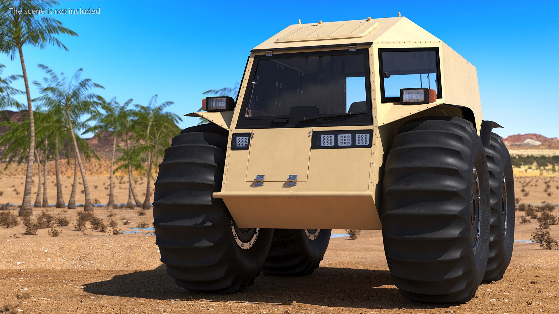 Amphibious ATV Rigged For Maya 3D Model - TurboSquid 2167695