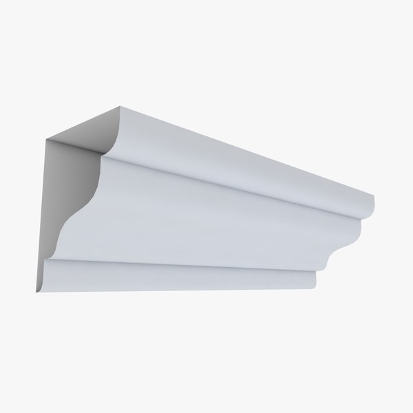 modelo 3d Cornisa 50 Recta - TurboSquid 1513730