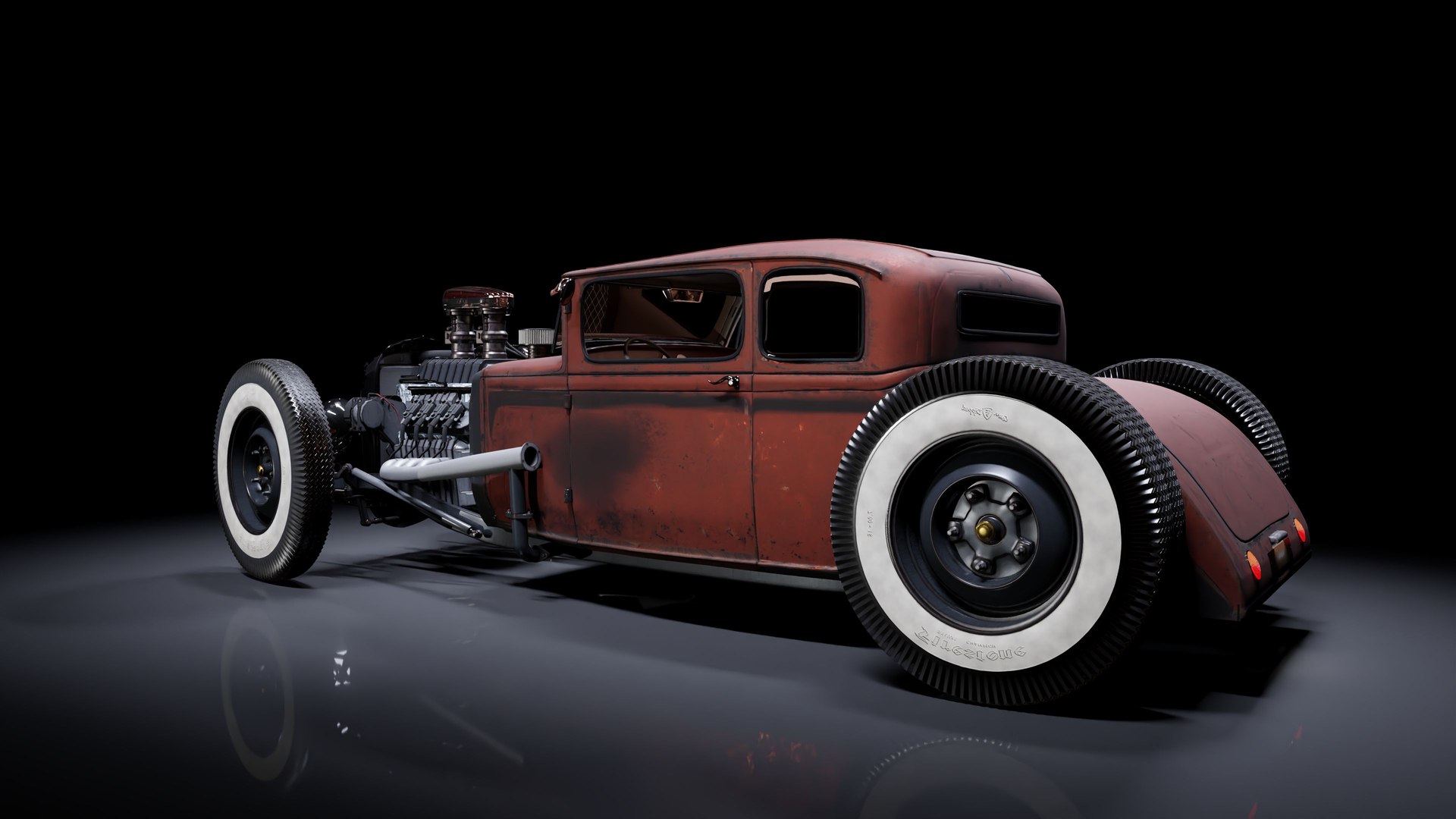 3D Hot Rod - TurboSquid 2040951