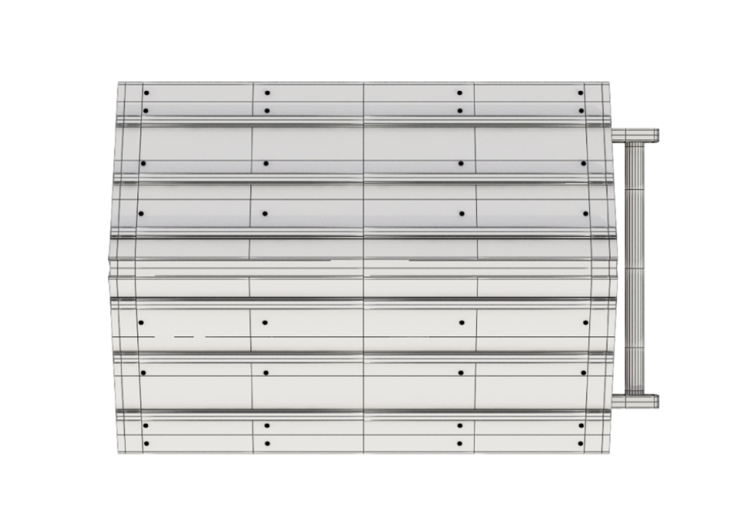 Cart Display Wooden Model - TurboSquid 1459822