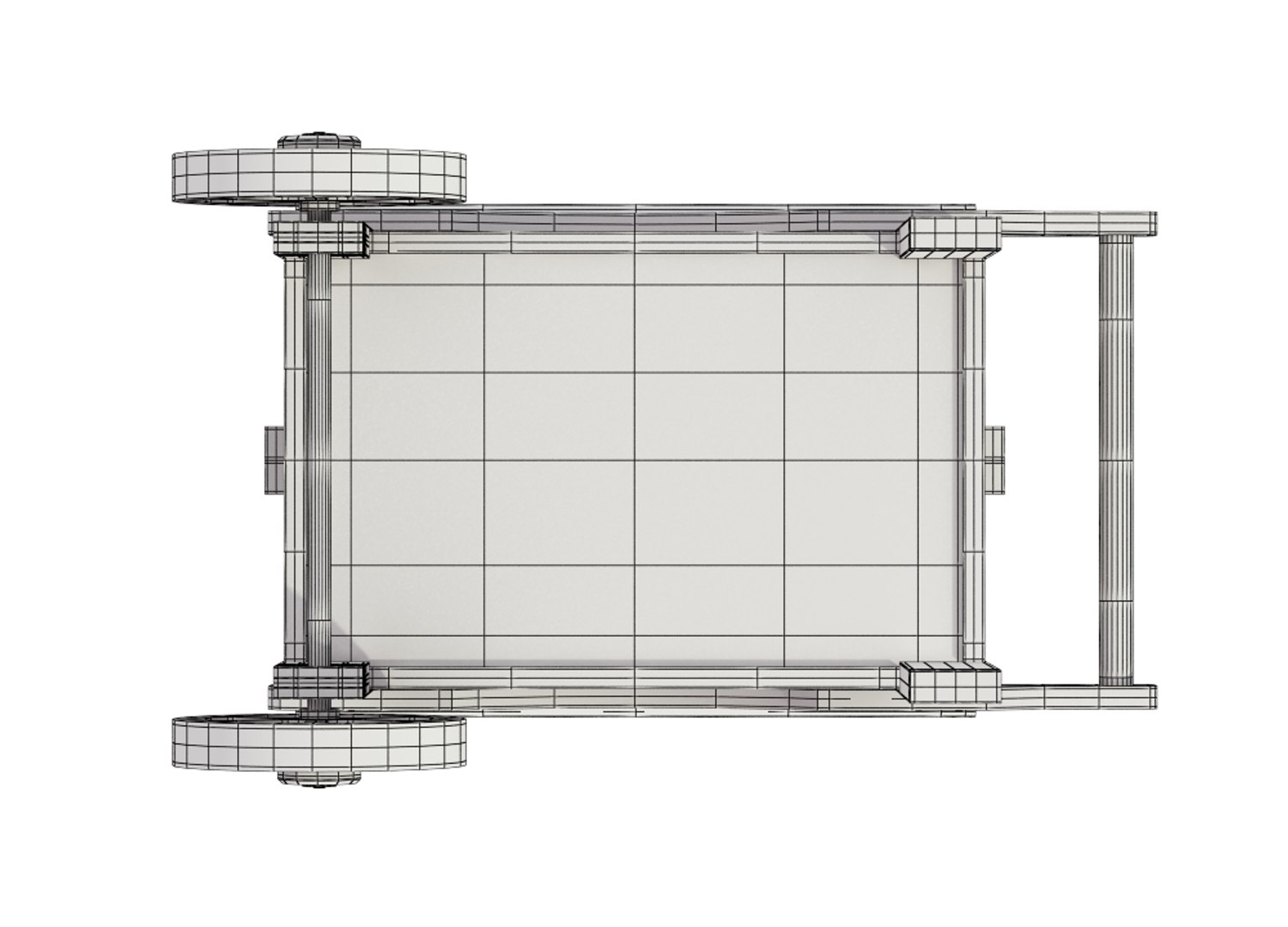 Cart Display Wooden Model - TurboSquid 1459822