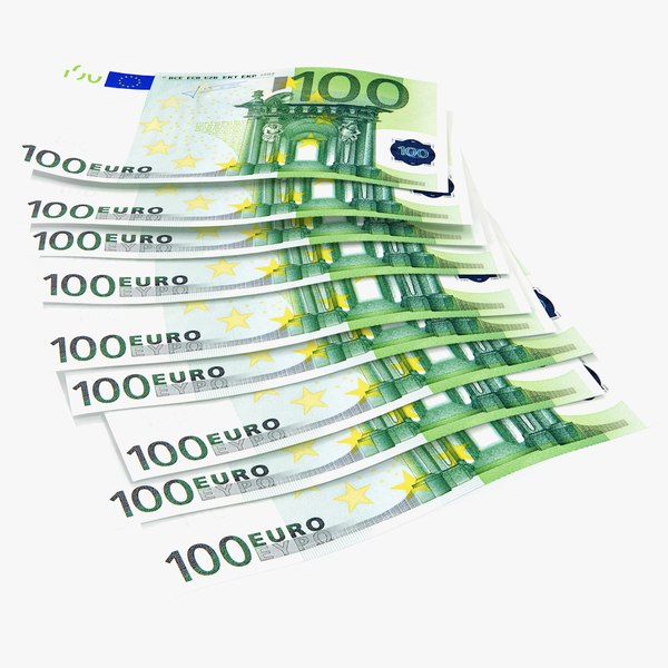Paper banknotes euro 100 model - TurboSquid 1443425