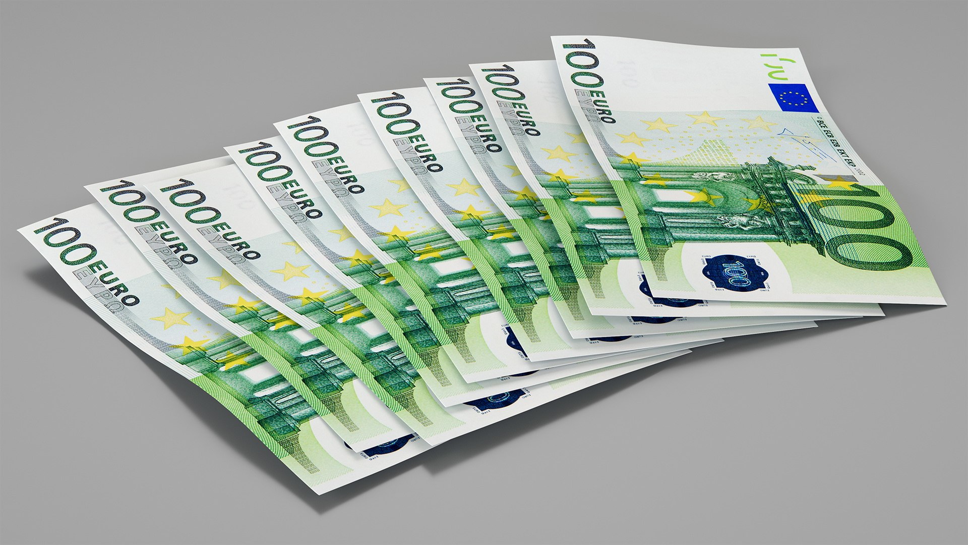 Paper Banknotes Euro 100 Model - TurboSquid 1443425