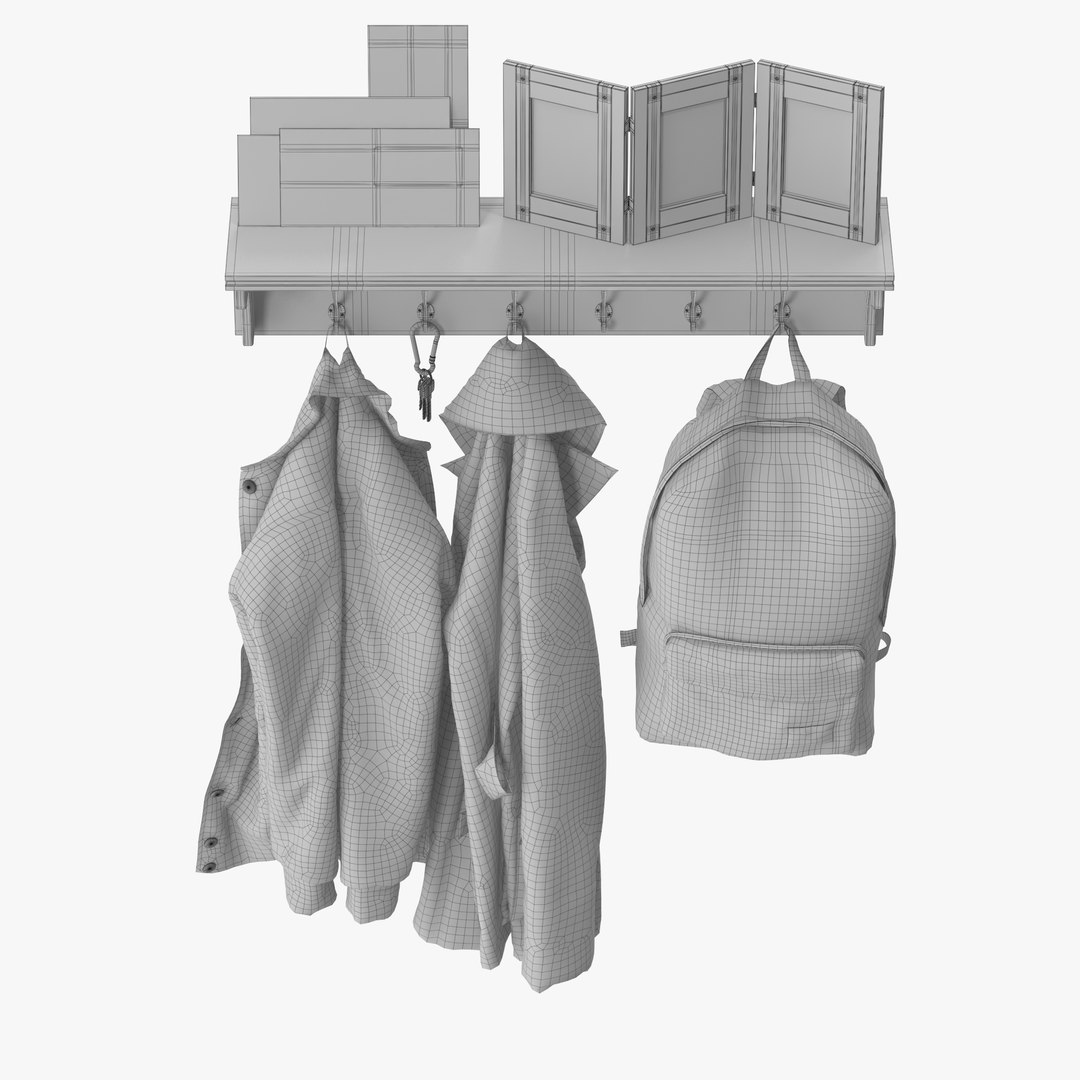 Brightmaison Coat Rack 3D Model - TurboSquid 1417875