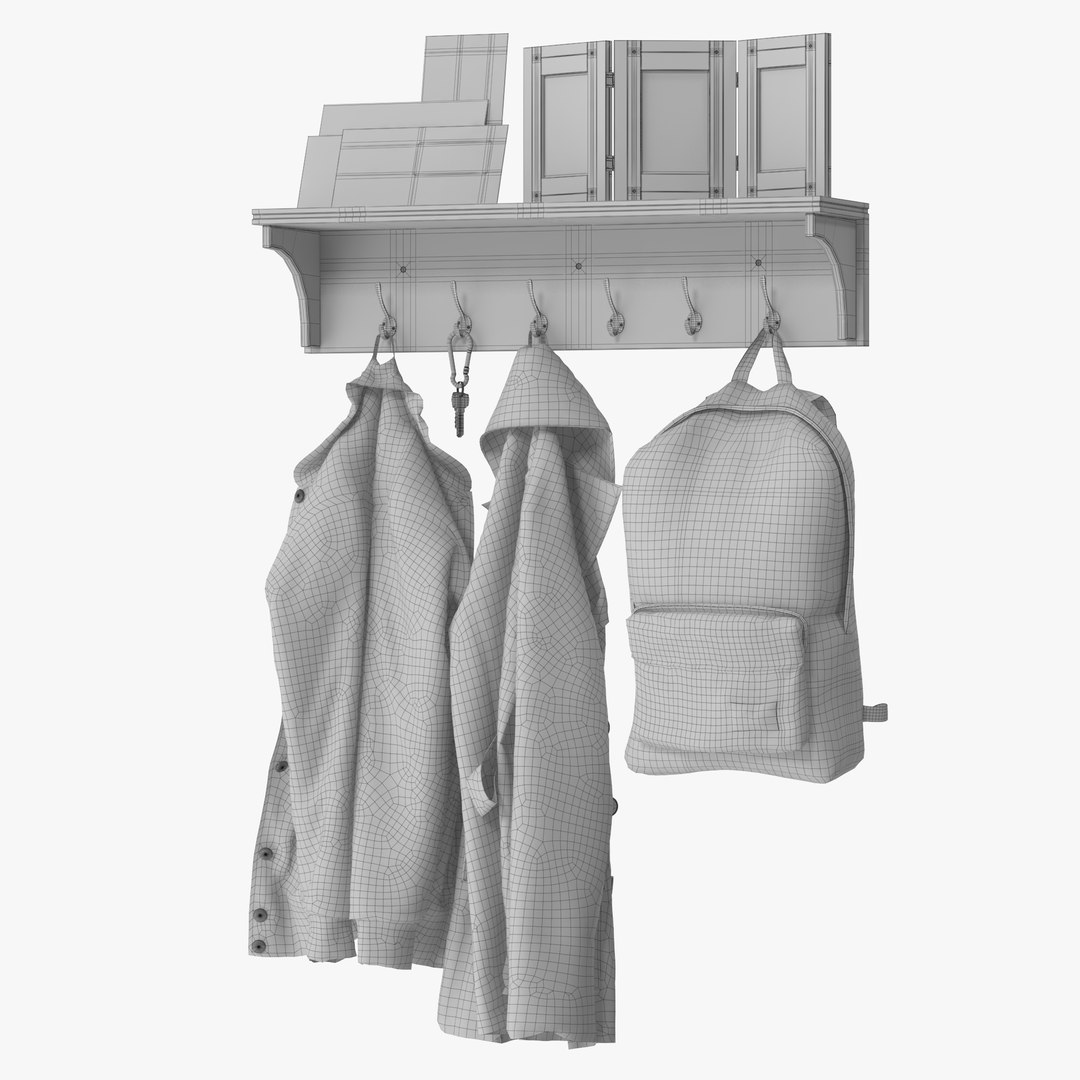 Brightmaison Coat Rack 3D Model - TurboSquid 1417875