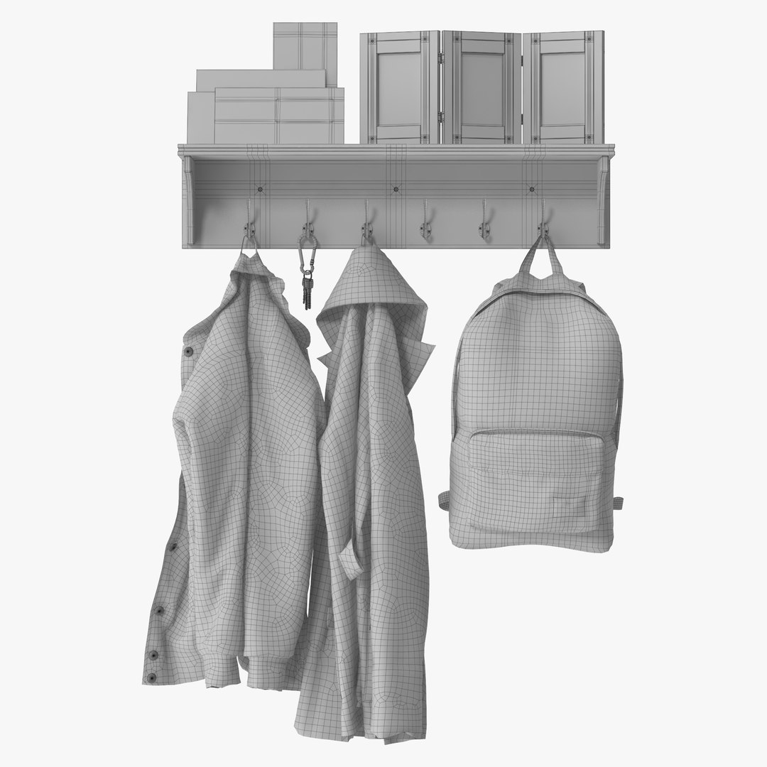 Brightmaison Coat Rack 3D Model - TurboSquid 1417875