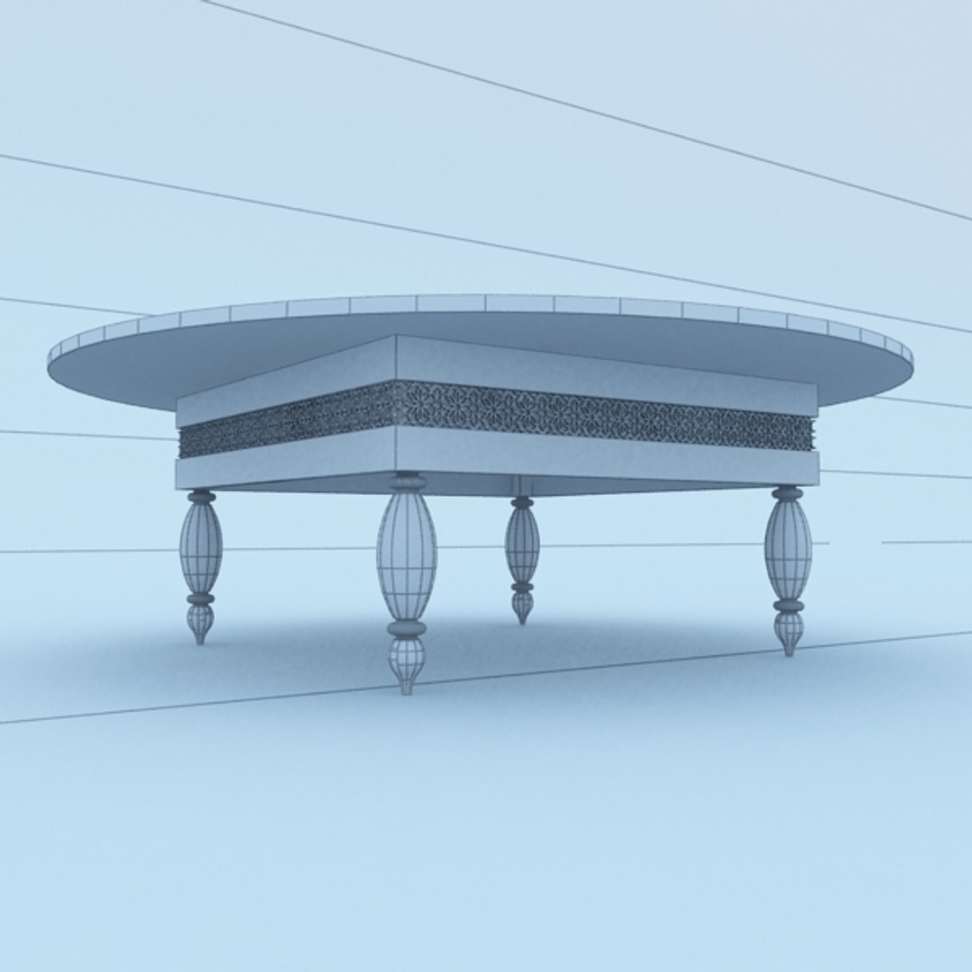 3D model traditional table - TurboSquid 1300149