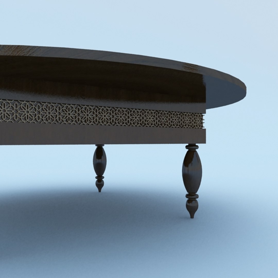 3D model traditional table - TurboSquid 1300149