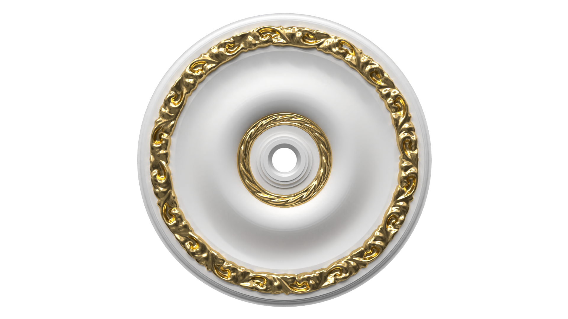 Ceiling Sockets Gypsum Plaster DR4 3D Model - TurboSquid 2012626