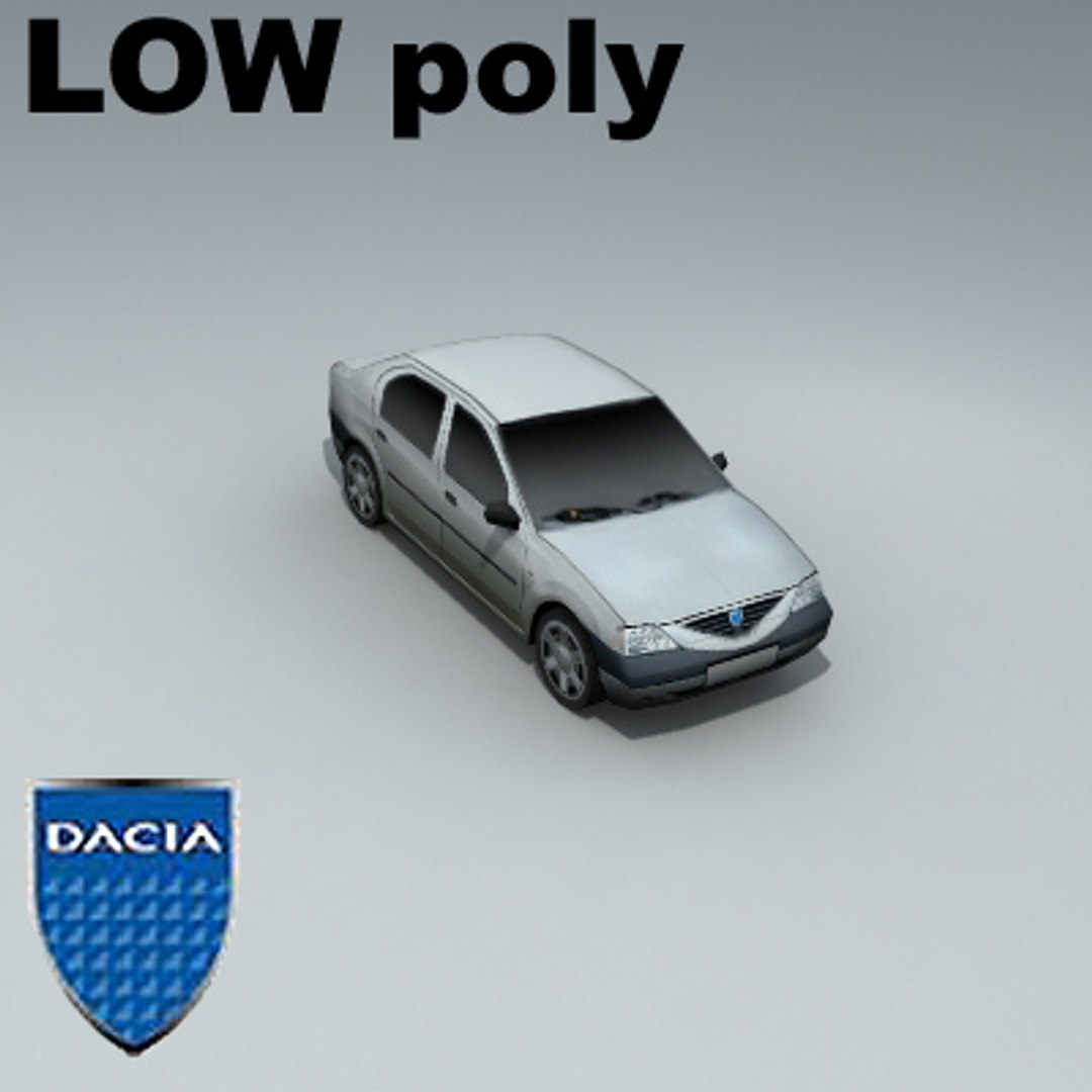 Dacia Logan 3d Model