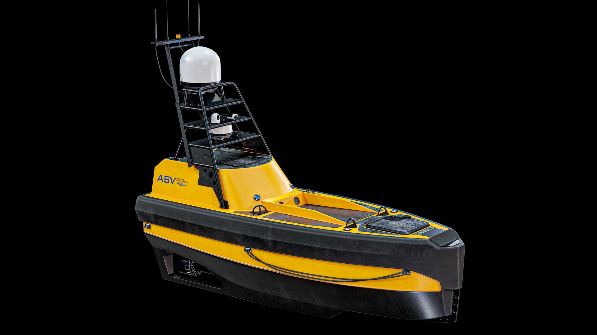 3D C-Worker 6 Autonomous Surface Vehicle ASV USV - TurboSquid 2301394