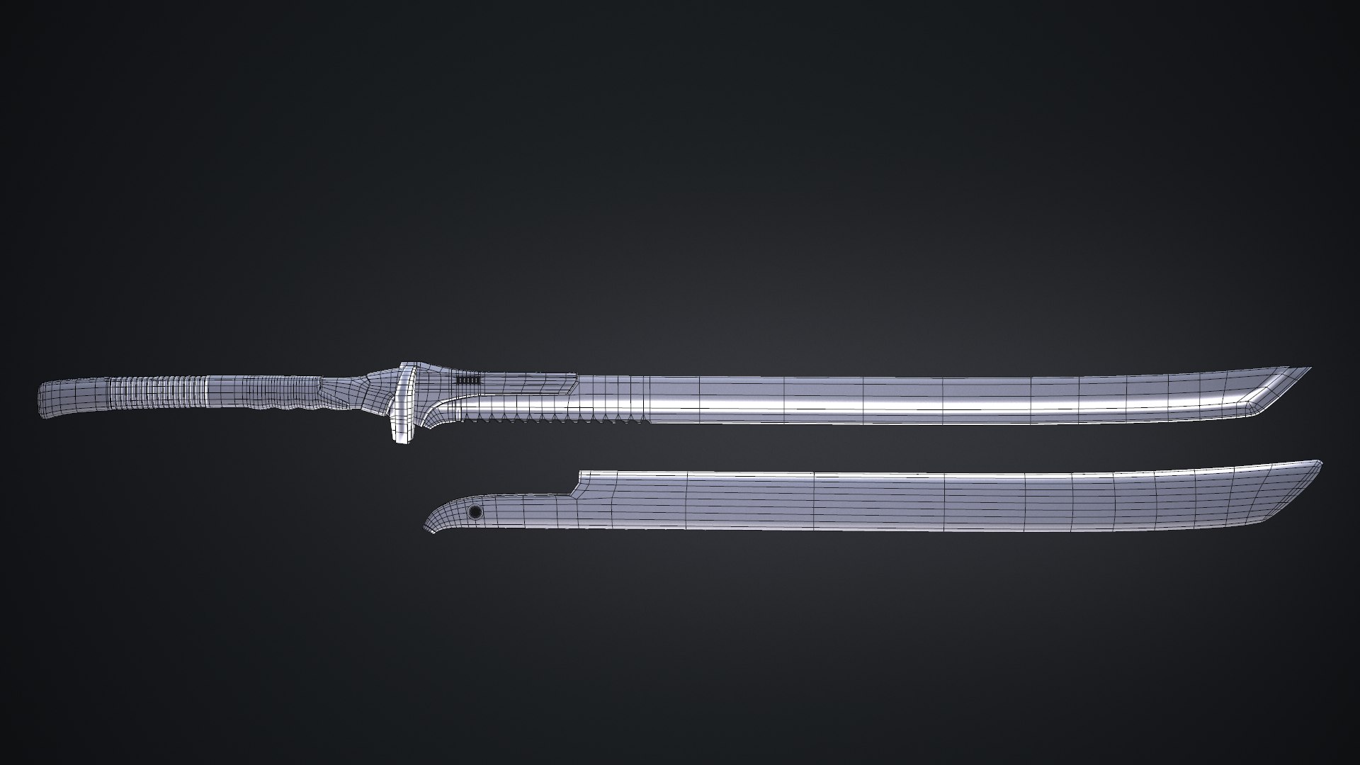 3D Sci-fi Katana - TurboSquid 2021926