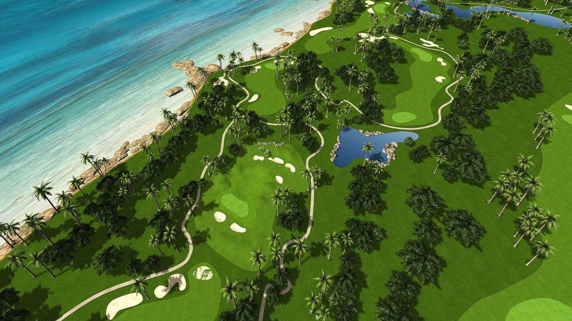 3d golf course