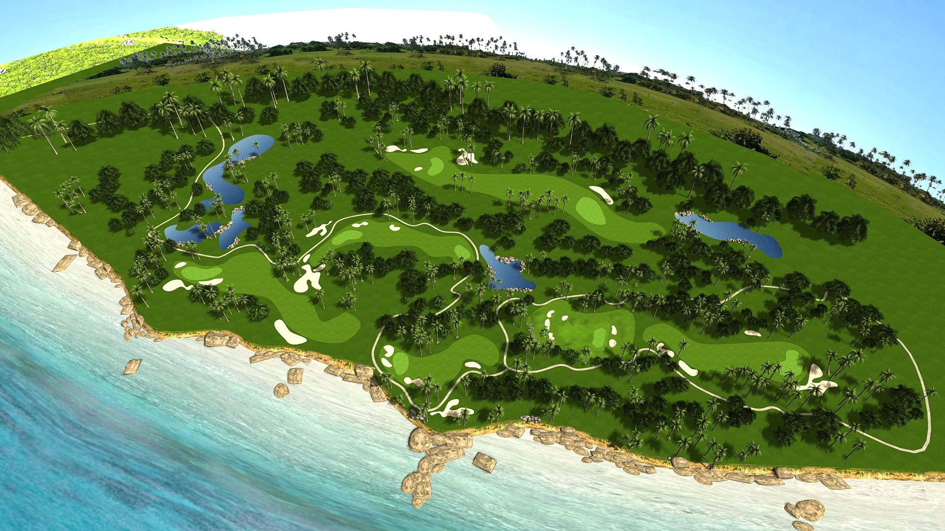 3d golf course