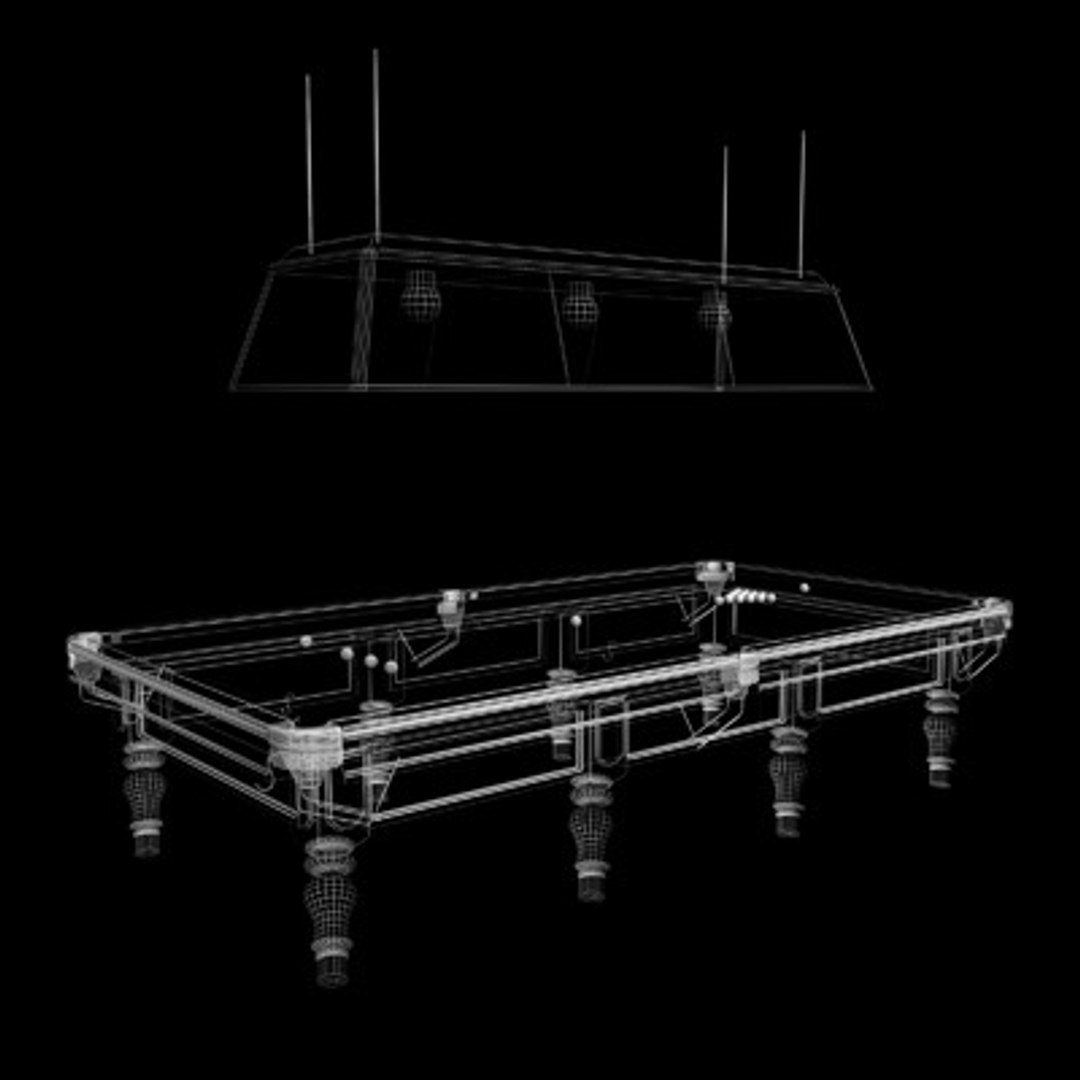 3d snooker table