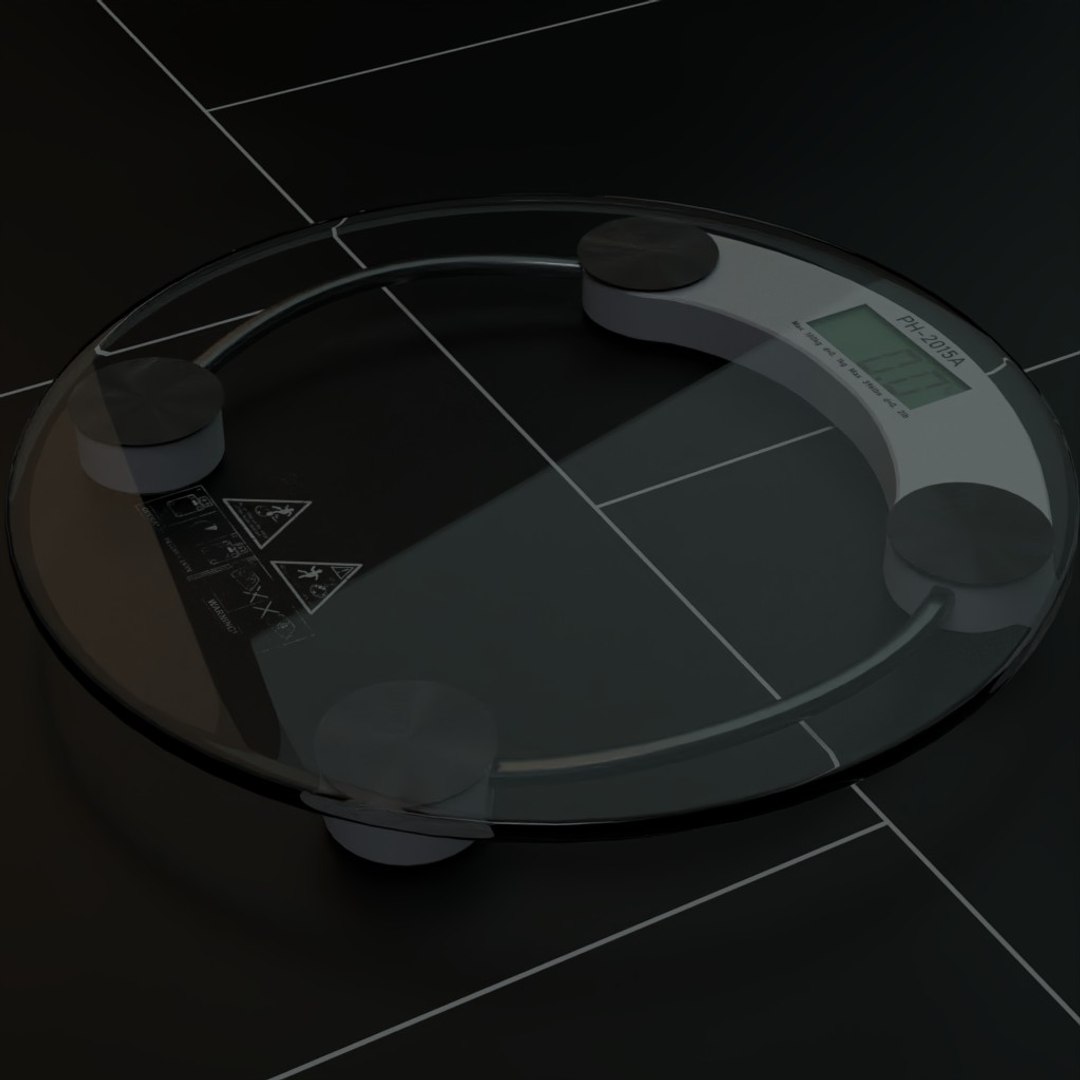 3D Model Personal Digital Bathroom Weighing Scale - 3D Model ...